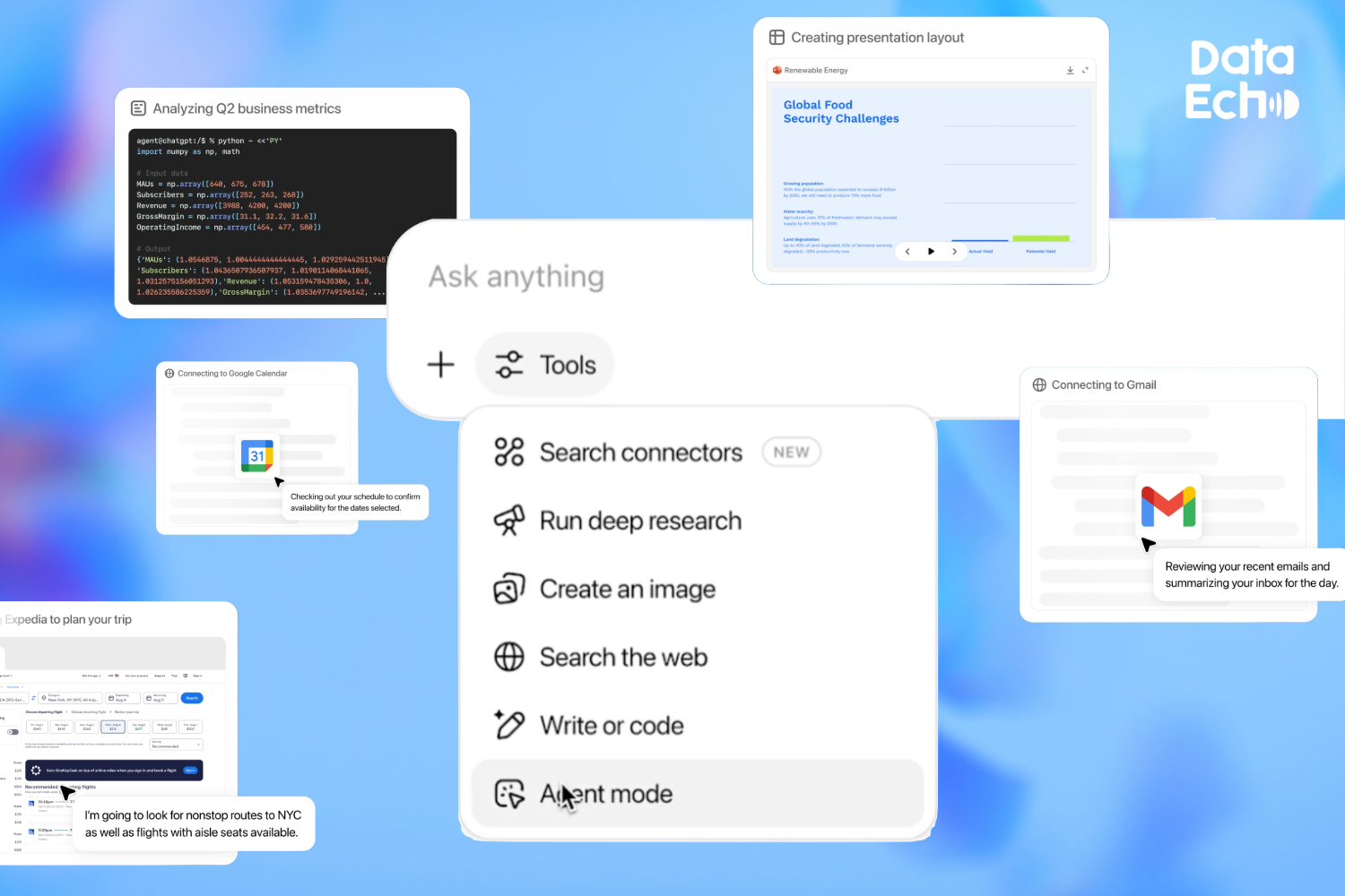 ChatGPT Agent คืออะไร? ฟีเจอร์ใหม่จาก OpenAI ที่ทำงานแทนคุณได้จริงในปี 2025 - Data Echooo ...